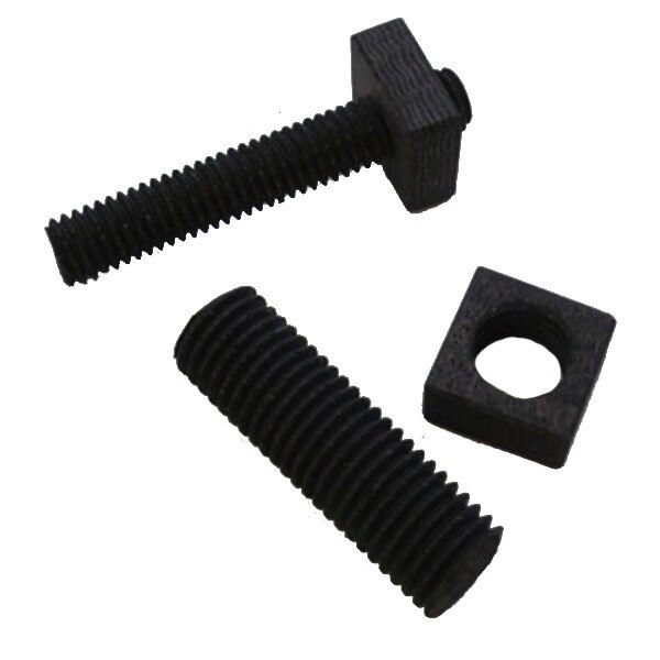 Carbon Composite (C-C, CFC) Threaded Rod, 1.0"DIA x 39.4"L, 1"-8