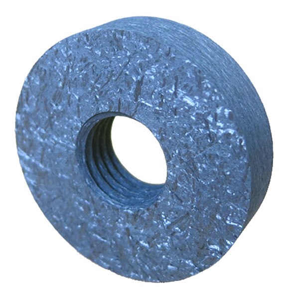 Carbon Composite (C-C, CFC) Threaded Square Nut, 0.5" x 0.5" x 0.25"TH ...