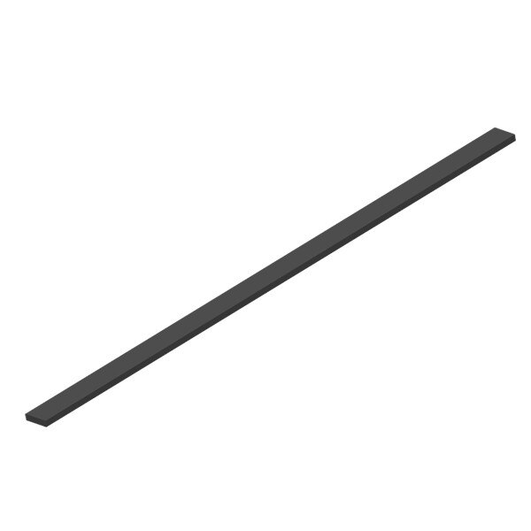 Carbon Fiber Rod, Rectangular, 0.125"H x 0.500"W x 12"L
