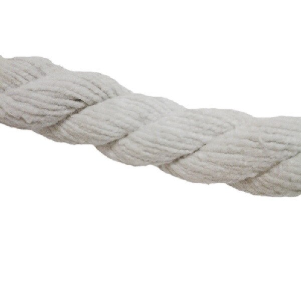 Rope, Ceramic Fiber, 3-Ply Twisted, 0.25"DIA x 2250 ft.L